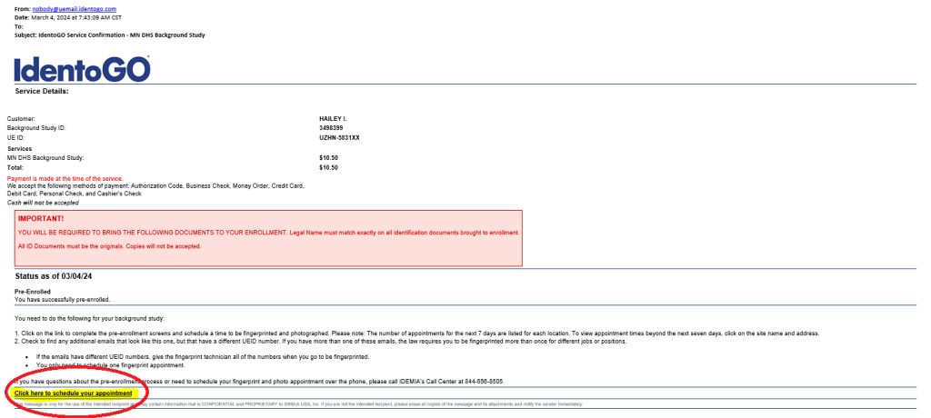 NetStudy Background Check Instructions + FAQ - A New Direction
